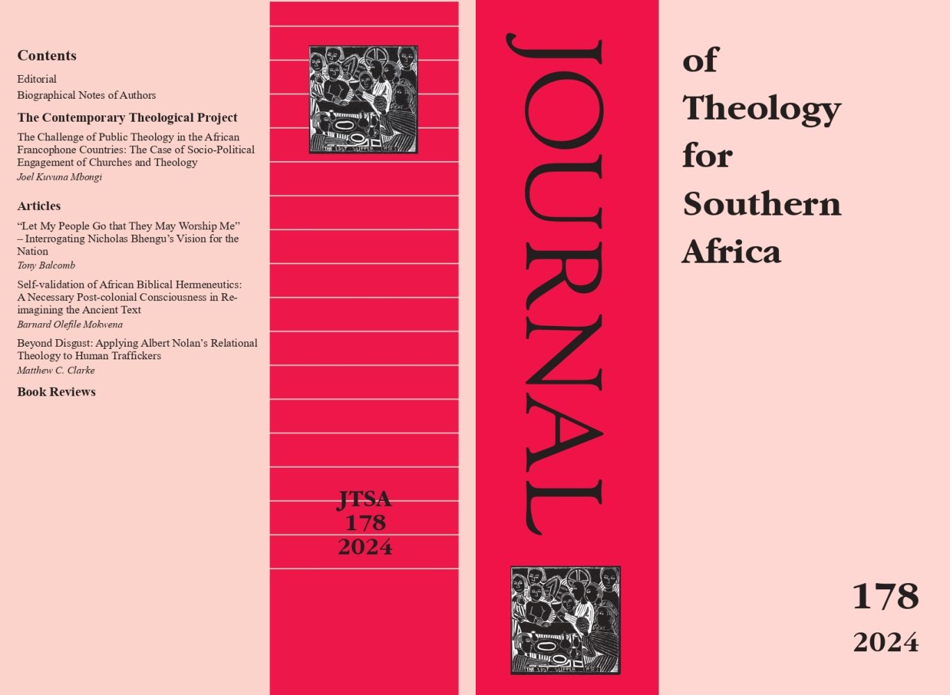 JTSA 178: March 2024 - Journal of Theology for Southern Africa